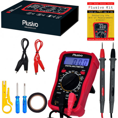 Plusivo Digital DM101 Multimeter Kit