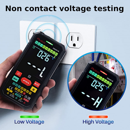 6000 Counts Digital Multimeter TRMS Smart Electrical Tester AC DC ...