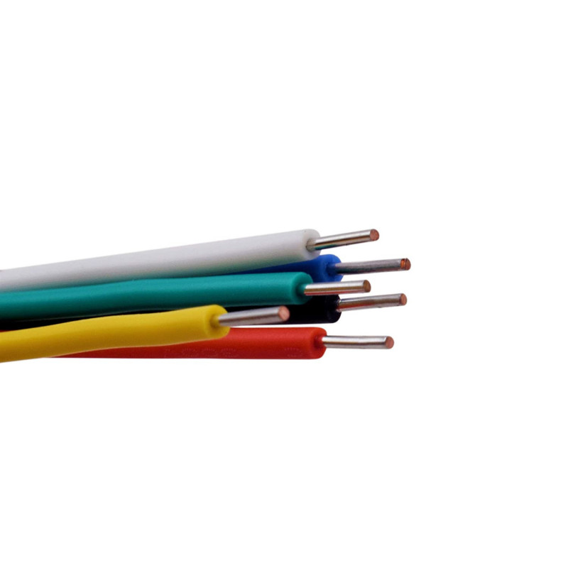 Plusivo AWG22 Hook Up Wire Kit - Solid Tinned Copper Wire of 6 ...