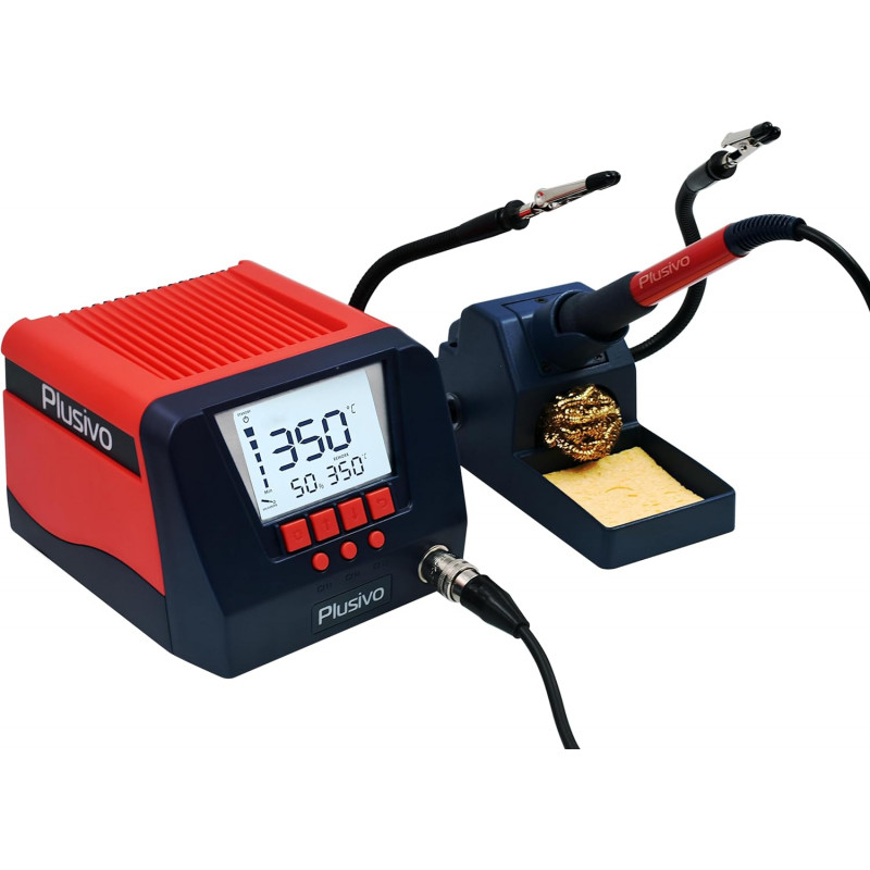 Digital Soldering Iron and Rework Station Wide LCD Display Screen, ºC ...