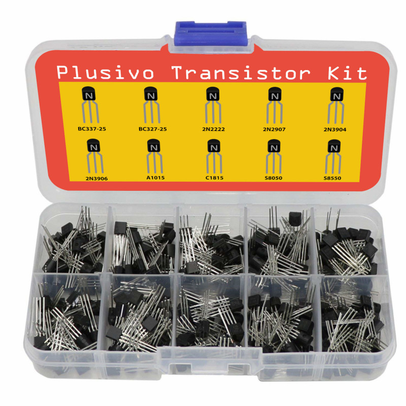 Plusivo BJT Transistors Assortment Kit
