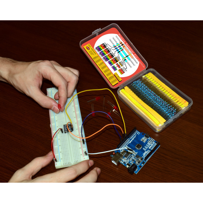 Plusivo Resistor Assortment Kit - 10 Ω to 1 MΩ (600pcs)