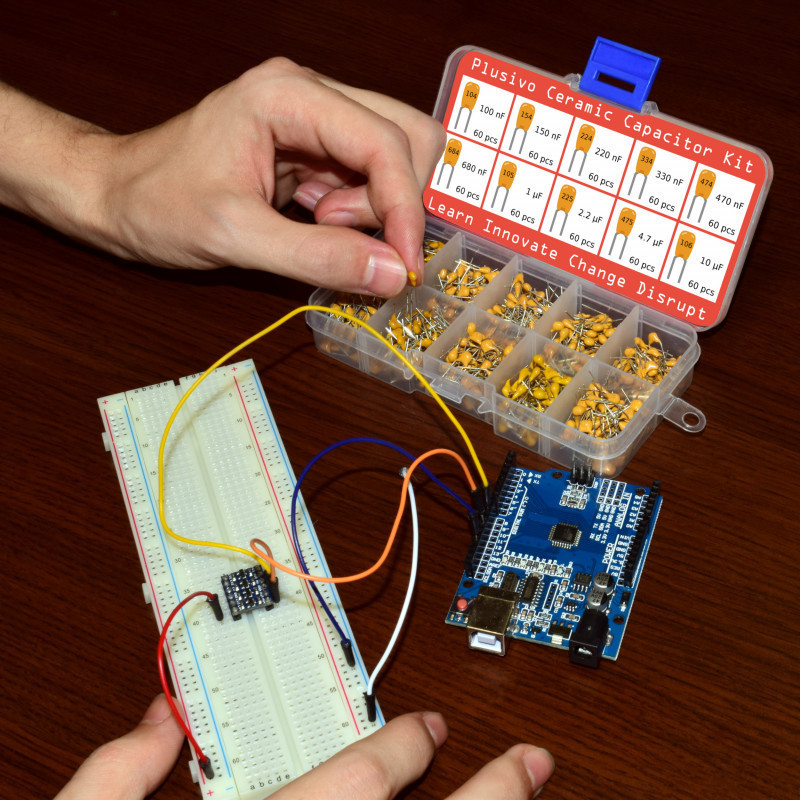 Plusivo Ceramic Capacitor Assortment Kit